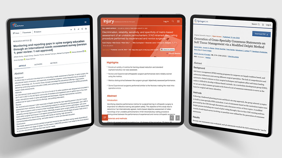 New educational research publications available from clinical ...