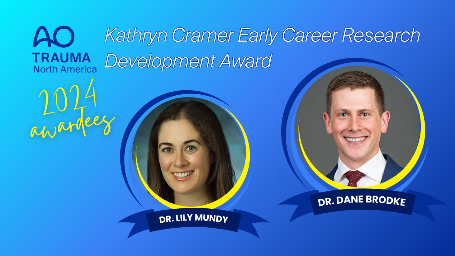 Kathryn Cramer Career Development Award Advancing Trauma Care Through Innovative Research